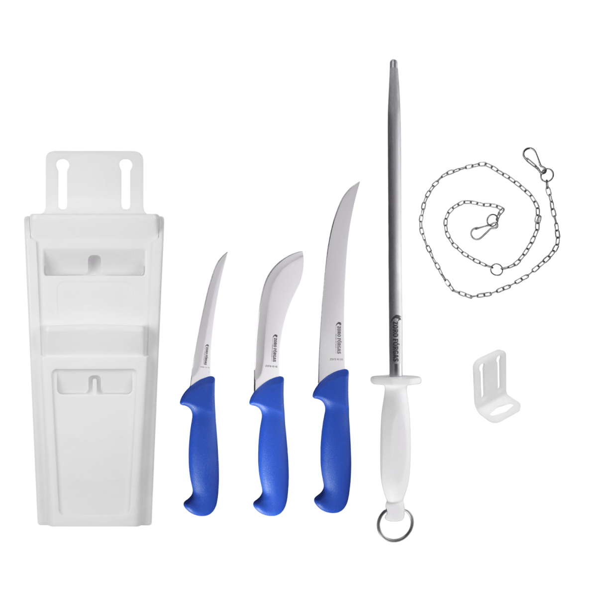 Butcher's 7PC Tool Kit DBONE Knife Pouch Boning Skinning Steak Knives ...