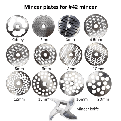 Mincer Plate Parts No.42 Sizes - 0,2,3,4.5,6,10,13,16 & 20mm Holes ...